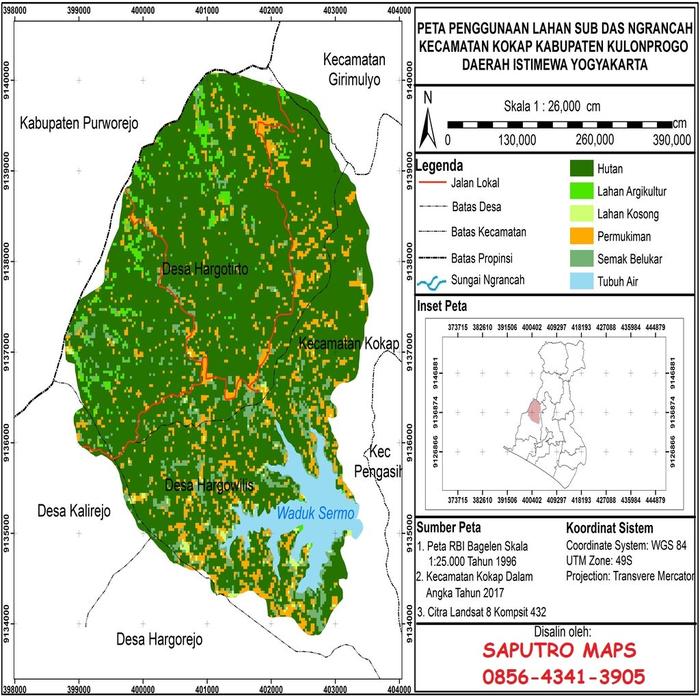 Jual PETA PENGGUNAAN LAHAN LAND USE - Kab. Tangerang - jasa pembuatan ...