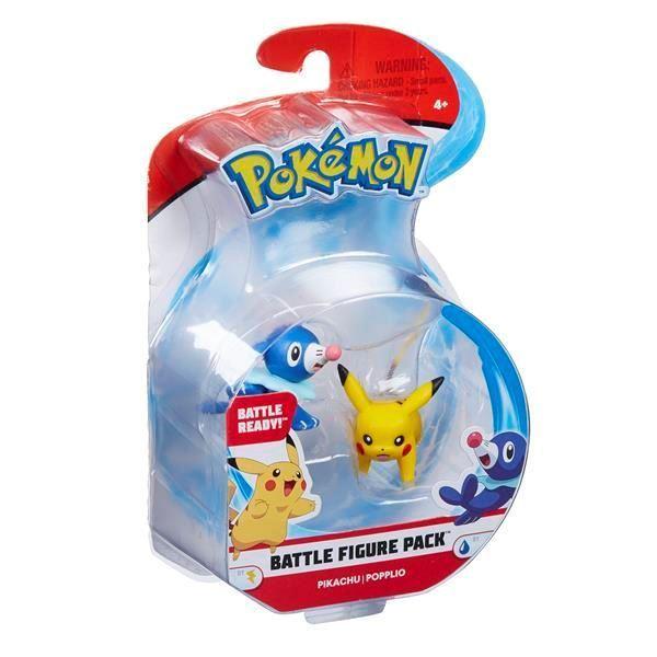 Jual Pokemon Battle Figure Pack - PIKACHU&POPPLIO - Wicked Cool Toys ...