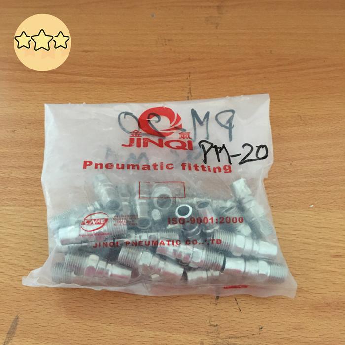Jual QUICK COUPLER PM20 1/4" sambungan selang kompresor recoil kopler ...