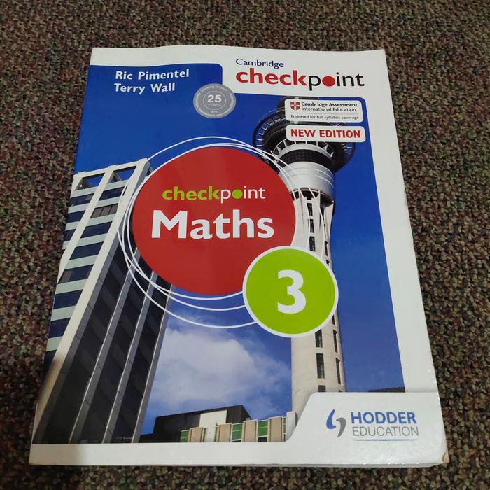 Jual Cambridge checkpoint Maths 3 New edition - Kota Tangerang Selatan ...