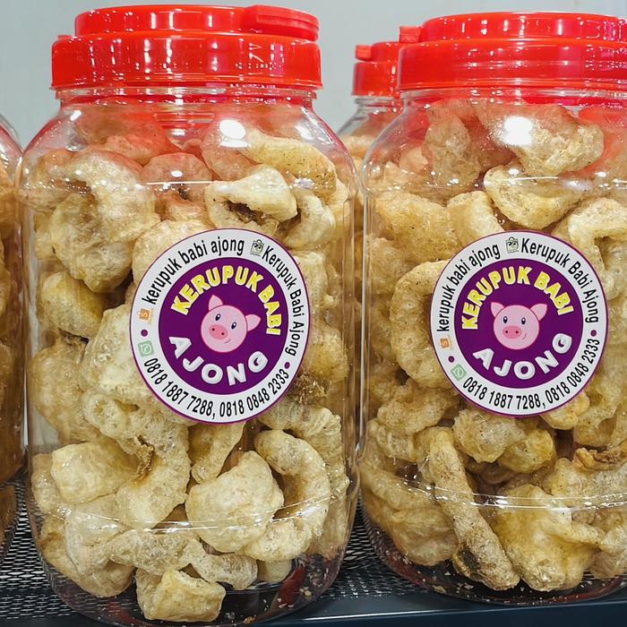 Jual KERUPUK BABI AJONG TOPLES MERAH LOKAL - Kota Surabaya ...