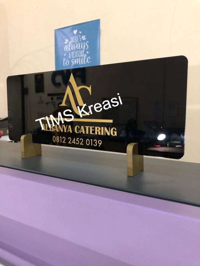 Jual Papan Nama Meja Akrilik | Sign Table | Sign Nama | Akrilik ...