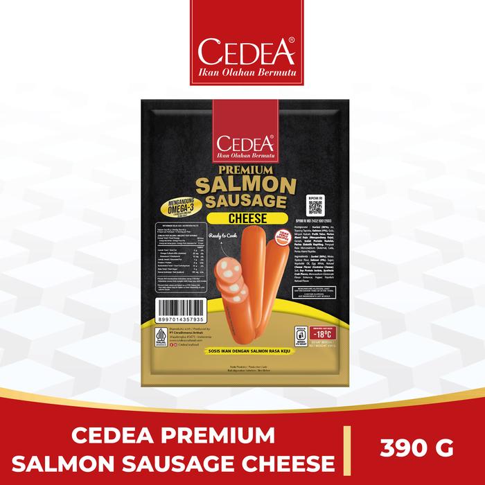 Jual CEDEA PREMIUM SALMON SAUSAGE CHEESE/ SOSIS SALMON KEJU[390g ...