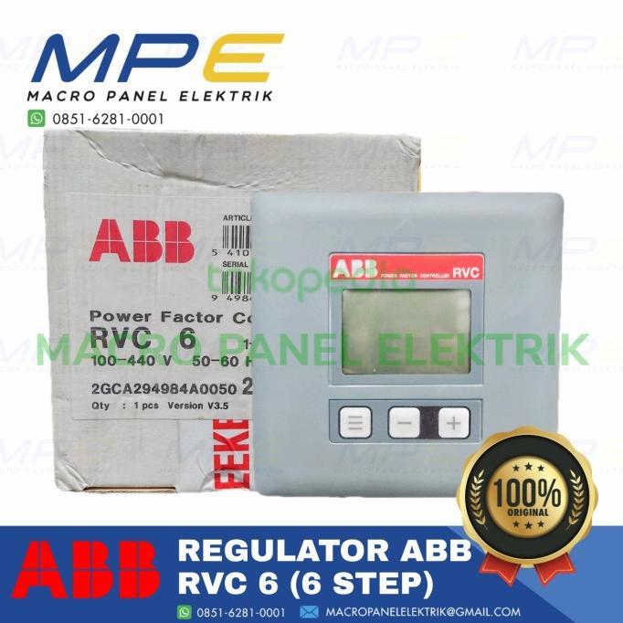 Jual Regulator Abb Rvc6 6 Step / Power Factor Controller Abb Rvc 6 6 Step - Jakarta Barat ...