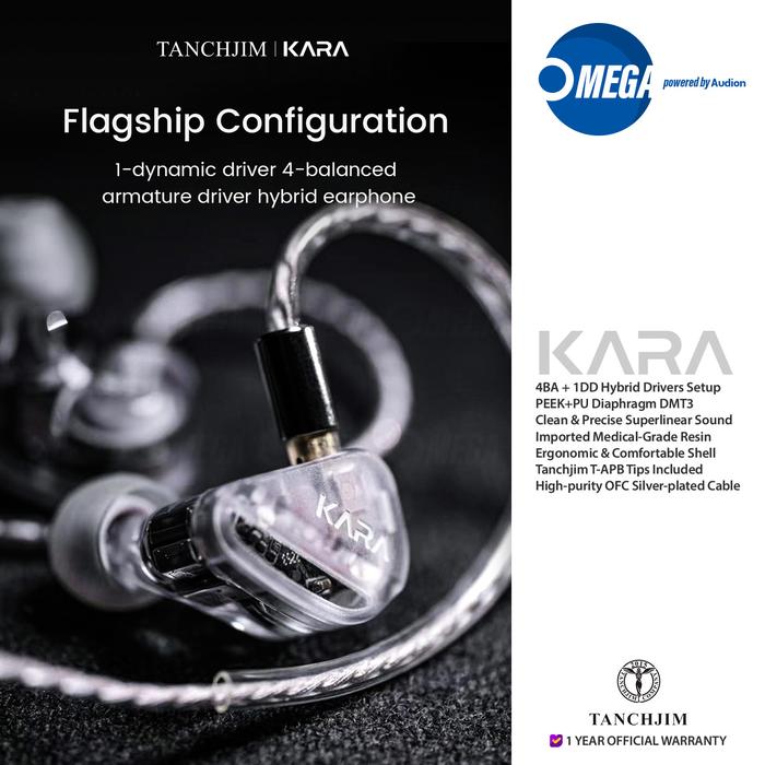 Jual TANCHJIM KARA 1DD+4BA DMT3 Flagship Hybrid Drivers 2pin In-ear IEM ...