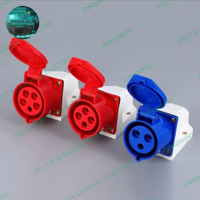 Jual SURFACE MOUNTING / WALL SOCKET 3P 3PIN 16A 113 - Kota Bandung ...