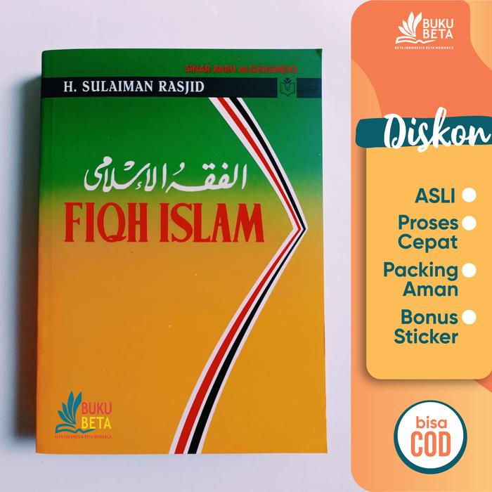 Jual Fiqh Islam - Sulaiman Rasjid - HVS - Kertas Buram - Kab. Sleman - Buku Beta | Tokopedia