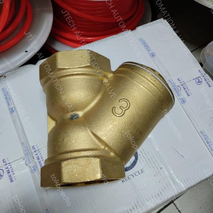 Jual y strainer pn16 kuningan drat 3" inch - Jakarta Barat - JTECH ...