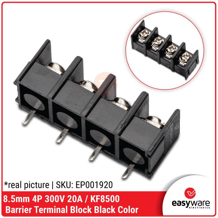 Jual KF8500 8.5mm Terminal Block 4P 4 Pin Terminal Blok KF8500 300V 20A ...