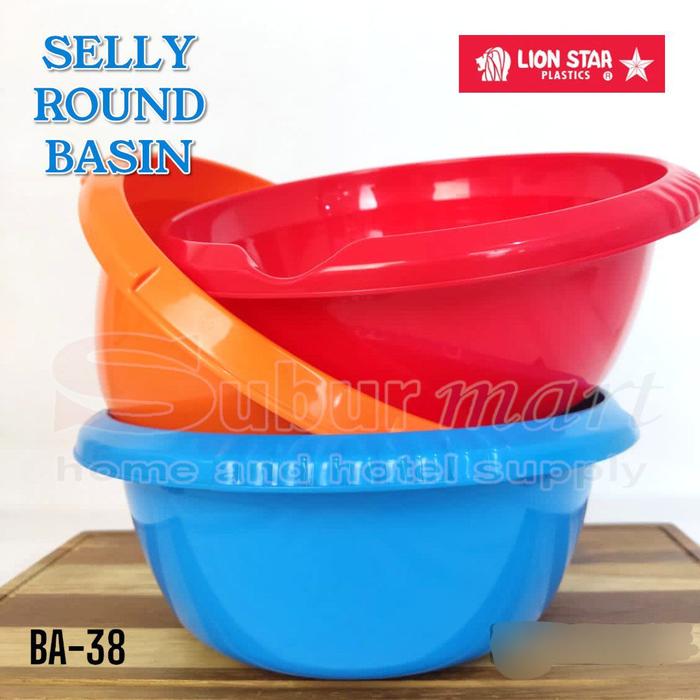 Jual Lion Star Selly Round Basin Baskom Plastik Serbaguna No-10 BA-38 ...
