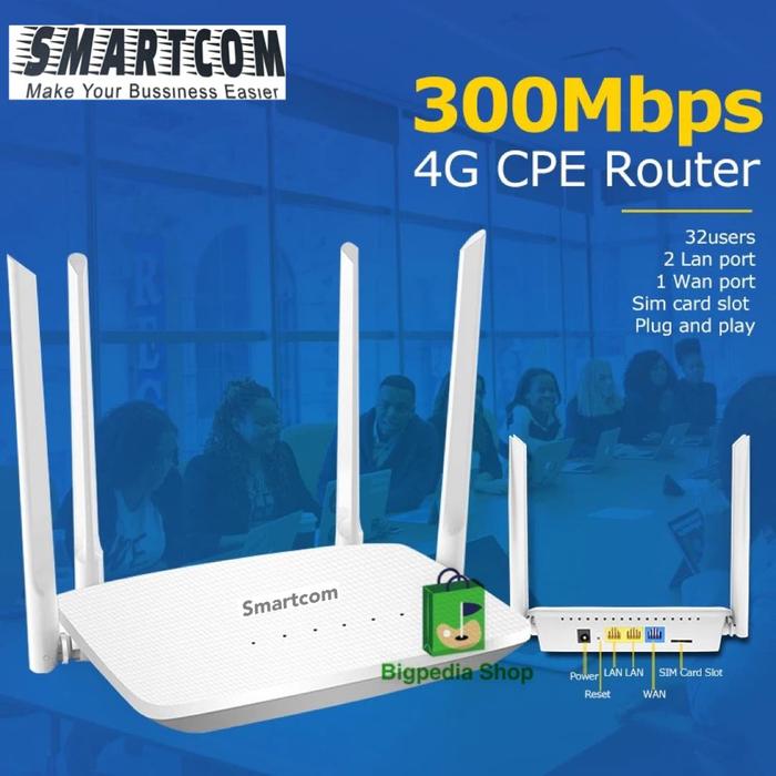 Jual Modem Wifi 4G Lte SMARTCOM XM286 Ada Tempat Slot SIMCARD - Kota ...