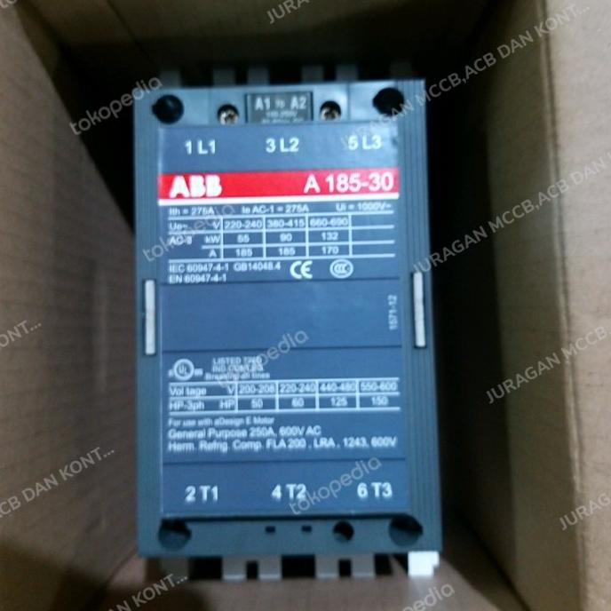 Jual Kontaktor A185-30 275A 3P 220Vac Abb - Jakarta Barat - Mitra ...