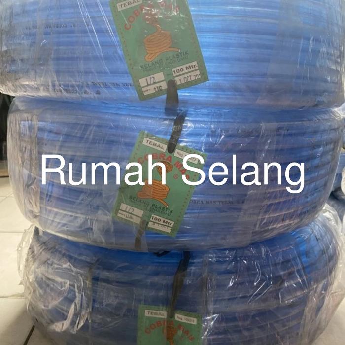 Jual Selang Tebal Cobra Mas 1/2 Inch Rollan / Selang Bening 1/2 Inci ...