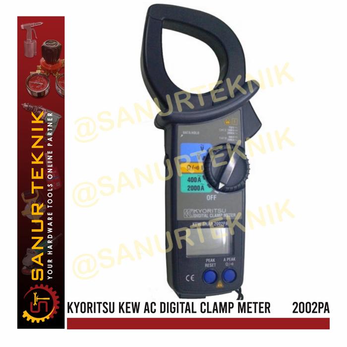 Jual KYORITSU KEW 2002PA AC Digital Clamp Meter Up to 2000A AC JAPAN ...
