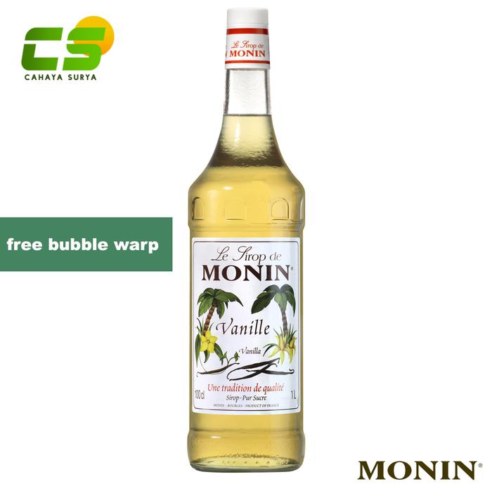Jual Monin Syrup/Sirup - Vanilla Syrup 1000 ml / 1 Liter - Jakarta ...