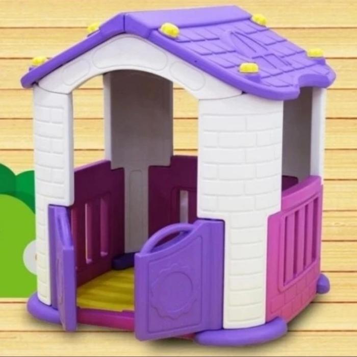 Jual rumah rumahan anak mainan rumah besar playhouse dan playground ...