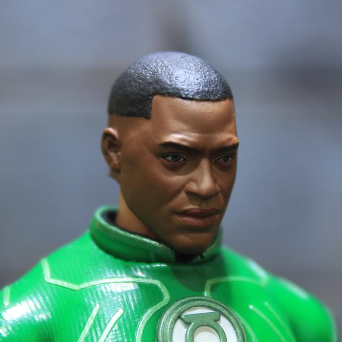 Jual 1/12 Custom Mezco DC John Stewart Snyder Cut Head Sculpt HS ...