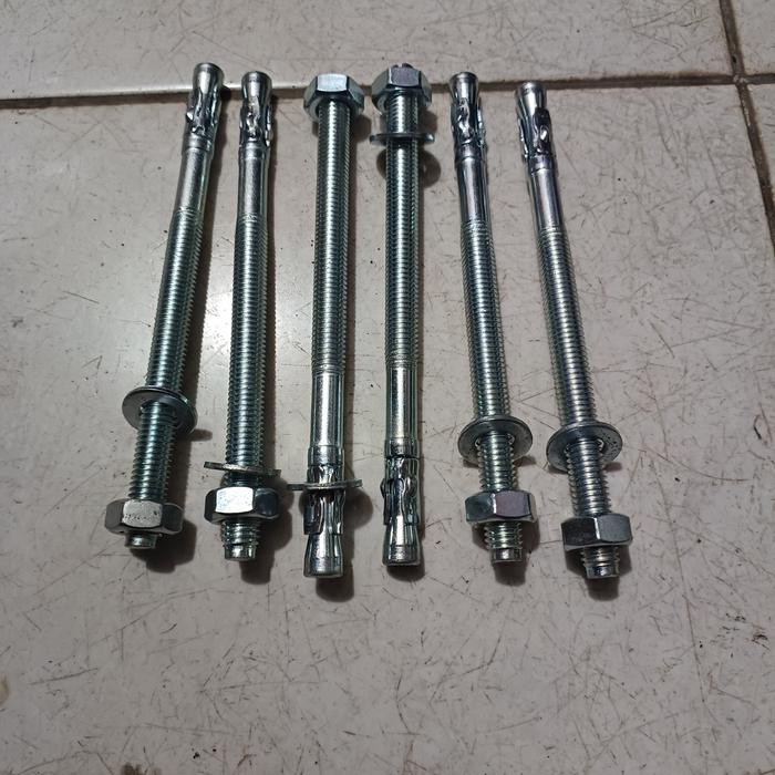 Jual BAUT ANGKUR/DYNABOLT/TRUBOLT/WEDGE ANCHOR M10 X 150MM - Kota ...