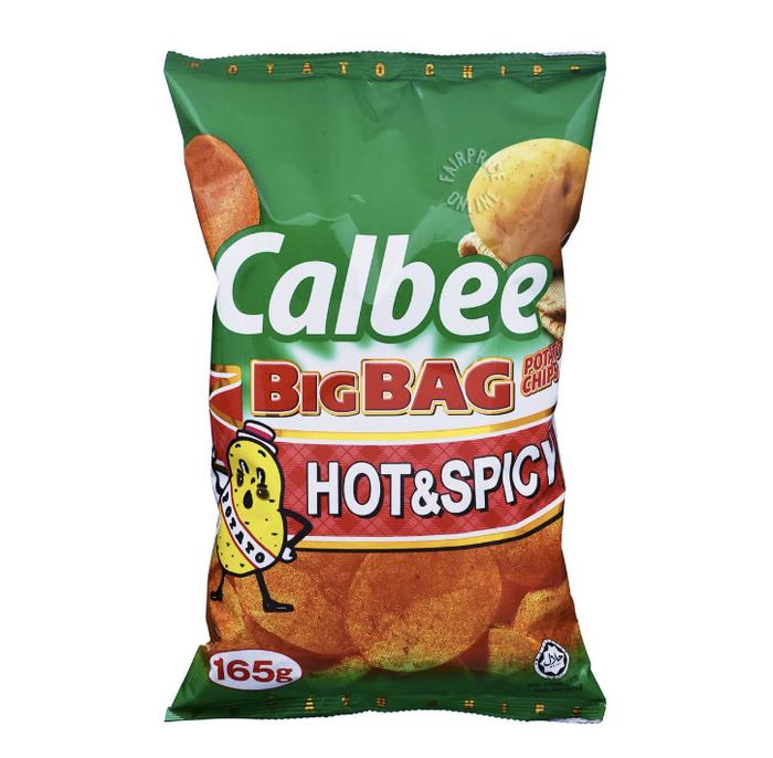 Jual Calbee Big Bag Potato Chips - Hot & Spicy 165g - Kota Batam ...