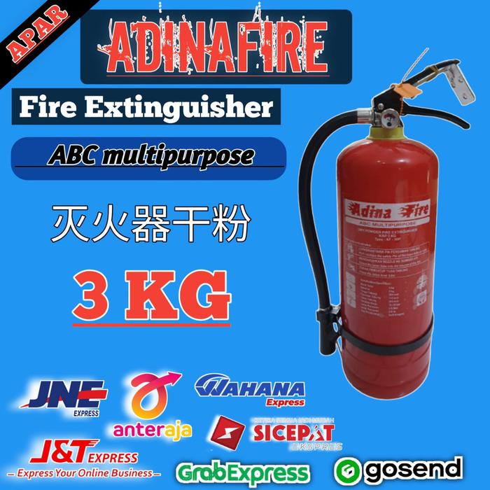 Jual Tabung Apar Adina Fire 3kg / Tabung Apar Powder Pemadam Kebakaran ...