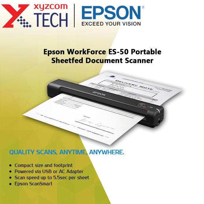 Jual Epson WorkForce ES-50 Portable Sheetfed Document Scanner - Jakarta Pusat - xyzcom_tech ...