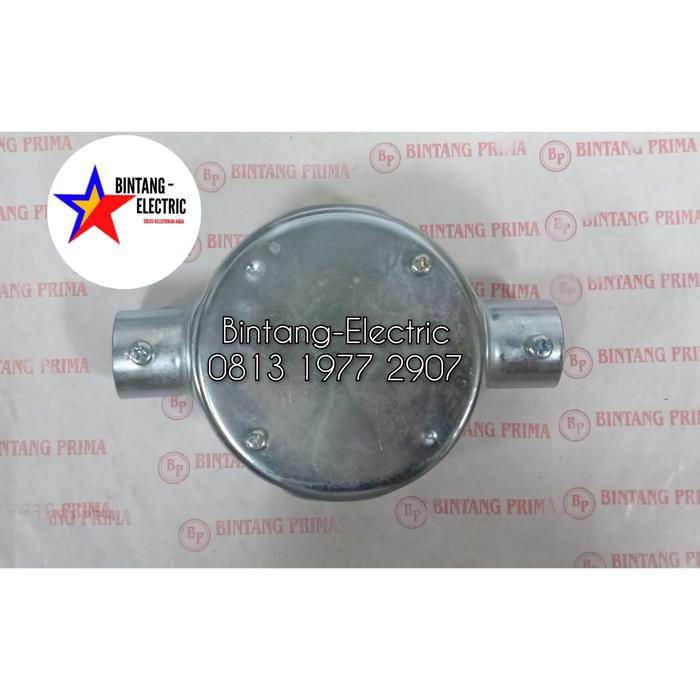 Jual T Dus Besi Galvanis 2 Cabang T Dus 2 way Besi Galvanis E25 ...