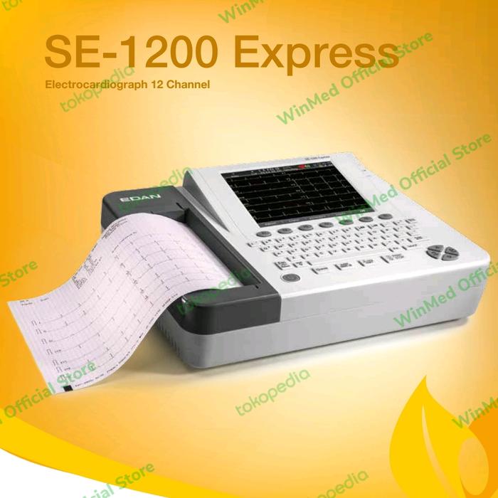 Jual mesin ekg electrocardiograph 12 channel SE-1200 Express Edan ECG ...
