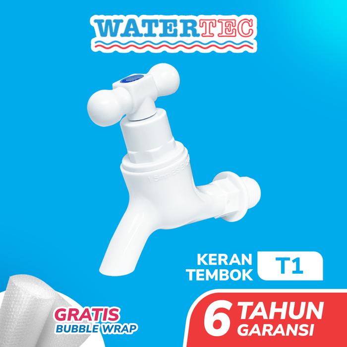 Jual Watertec Keran Taman Tembok Kran Air Polimer 1/2" (T1) Putih ...