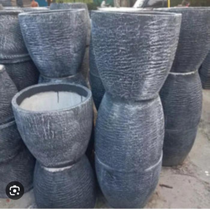 Jual pot semen besar gentong diameter lobang 40cm tinggi 40cmm - Kota ...