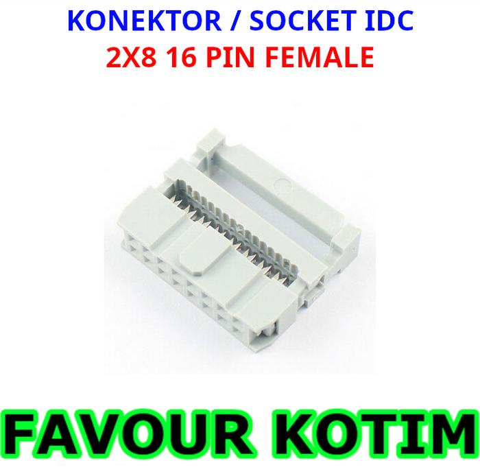 Jual FC-16P SOCKET SOKET ISP 16 PIN KONEKTOR IDC 2X8 16P FEMALE FVKOTIM - Kab. Kotawaringin ...