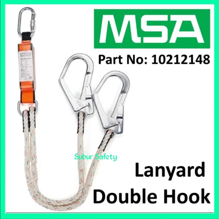 Jual MSA Lanyard Double Hook Original - Jakarta Barat - Mitra Safety ...