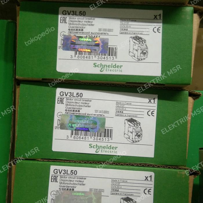 Jual Motor Circuit Breaker GV3L50 - Jakarta Barat - ELEKTRIK MSR ...