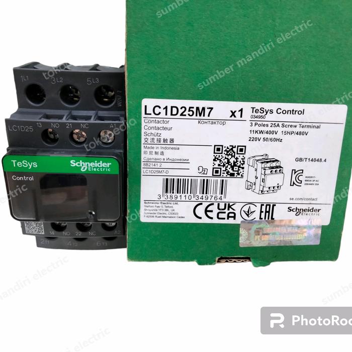 Jual Kontaktor LCID25 3p Schneider - Jakarta Pusat - sumber mandiri ...
