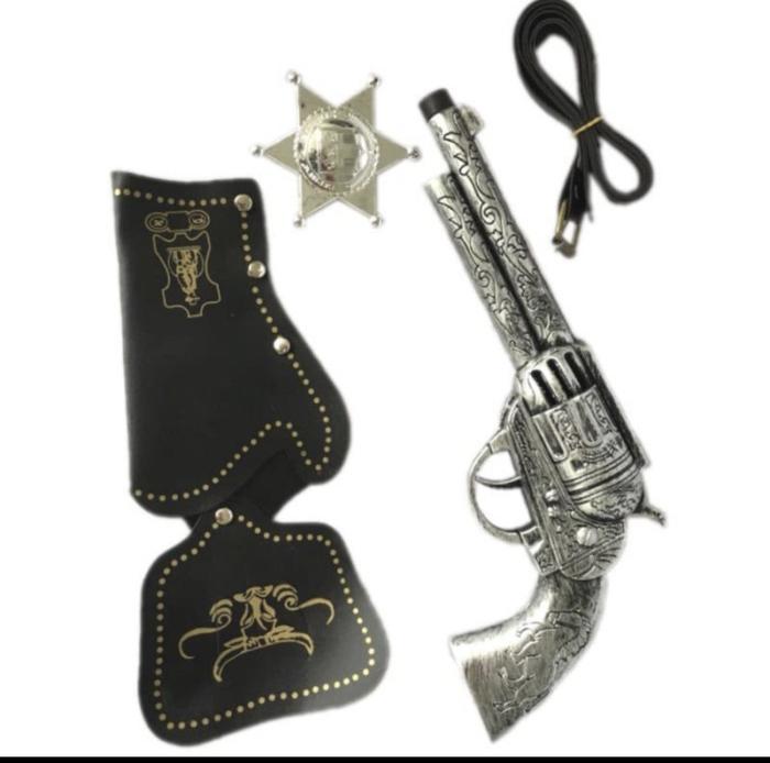 Jual Mainan Pistol Set Koboi | Cowboy Gun Set | Weapon Props Costume Di ...