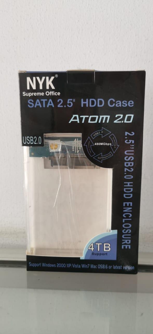 Jual Casing HDD Hardisk Eksternal NYK 2.5 USB 2.0 Transparan external ...