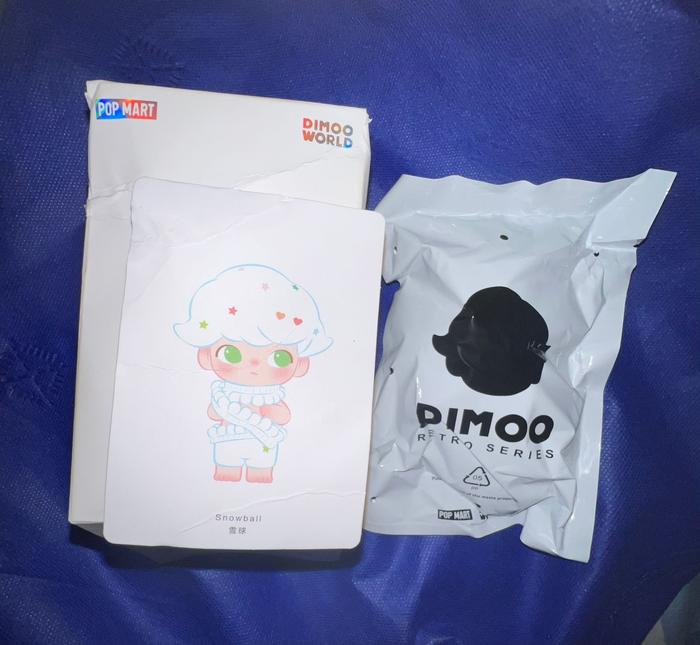 Jual Pop Mart Dimoo Retro Series - Snowball - popmart - Kota Semarang ...