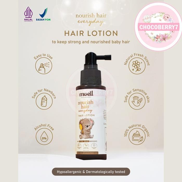 Jual Moell Nourish Hair Everyday Hair Lotion Baby 100 ml - Kota ...