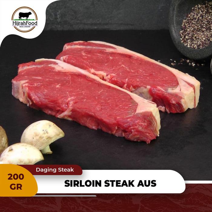 Jual Hijrahfood Beef Sirloin Steak AUS | Daging Sapi Sirloin / Has Luar ...