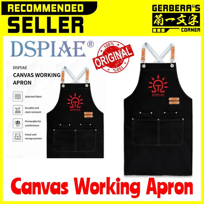 Promo DSPIAE CAN-01 Canvas Working Apron Celemek Modeler - Kota Bekasi ...