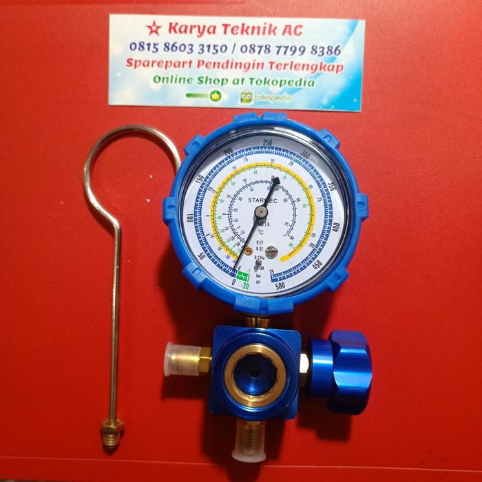 Jual ALAT ISI FREON AC RUMAH / MANIFOLD SINGLE GAGANG PUTARAN BESI ...