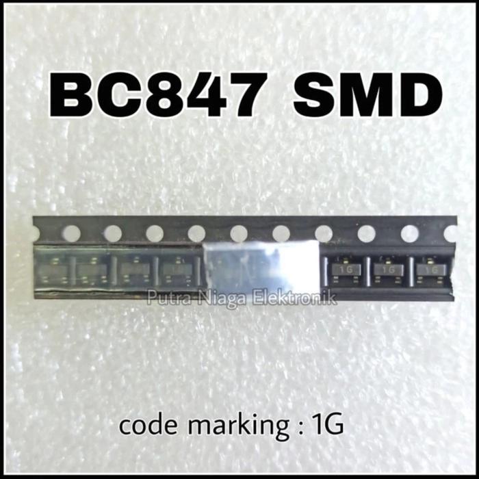 Jual Transistor SMD BC847 SOT-23 NPN sot23 Code marking : 1F - Kota ...