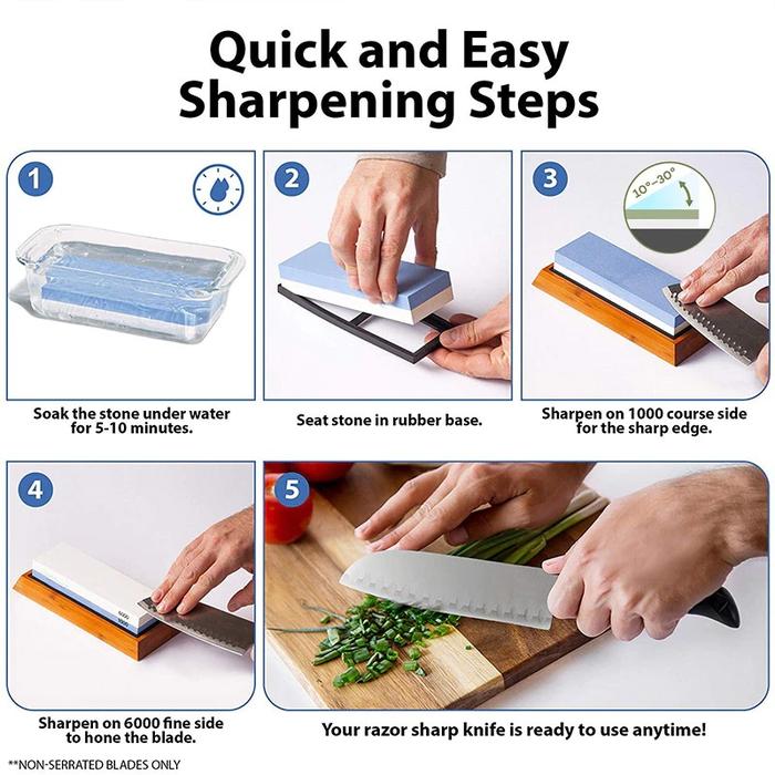 Jual Batu Pengasah Asah Asahan Pisau Diamond Sharpening Batu Asahan ...