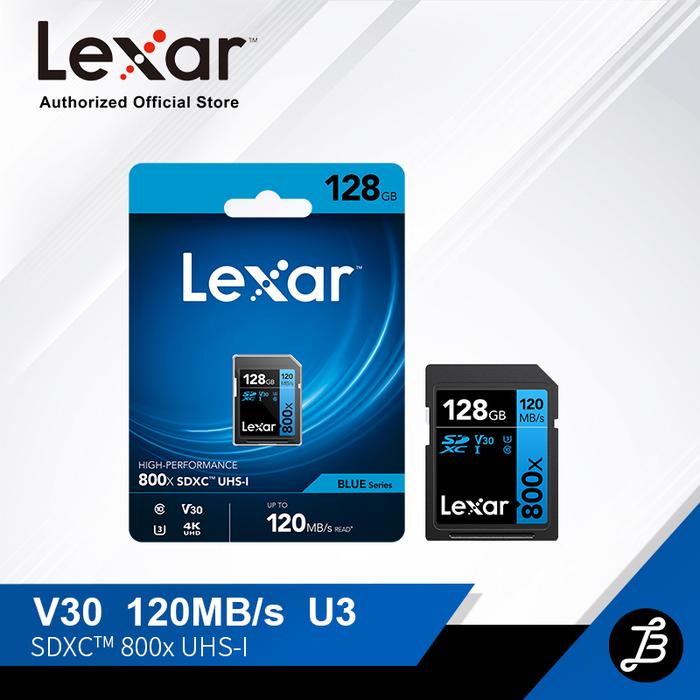 Jual Lexar Original Memorycard SD card SDXC 128GB 800x High-Performance ...
