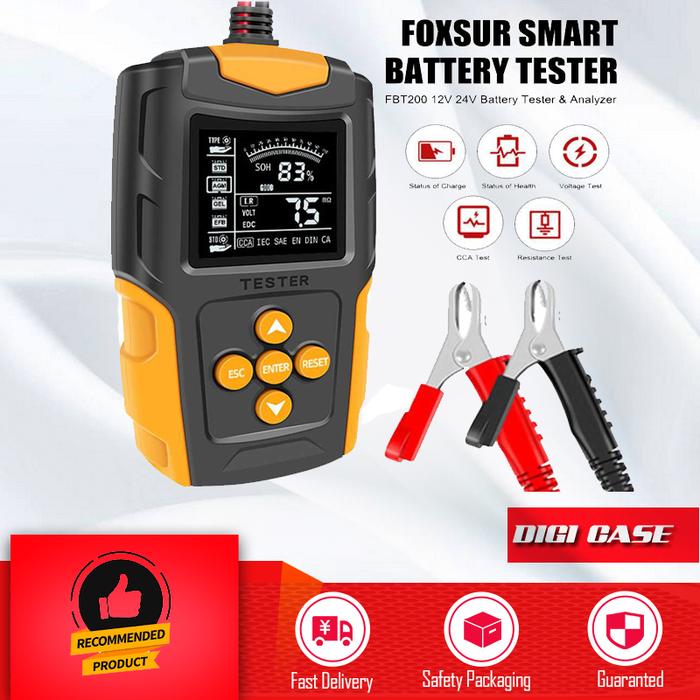 Promo Alat Test Tester Baterai Aki Accu Kendaraan Mobil Motor Truck FBT ...