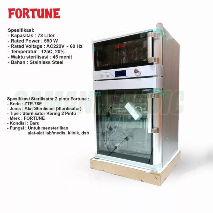 Jual Sterilisator kering 2 pintu Fortune / Alat medis steril ...