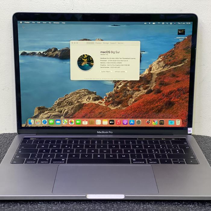 Jual MACBOOK PRO TOUCHBAR 13 inch 2019 CORE i5 RAM 8GB SSD 128GB gray ...