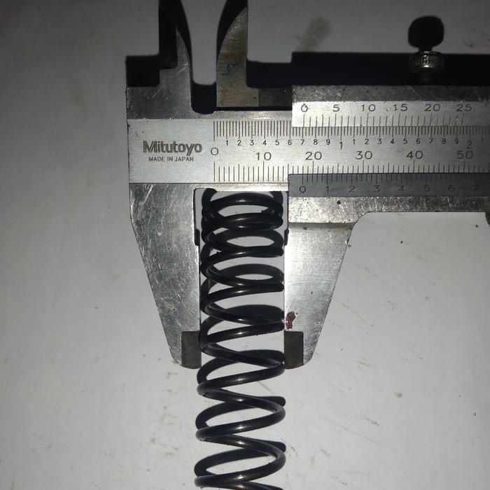 Jual Spring Per Tekan Baja Kawat 2mm Od 18mm Id 14mm panjang 7cm ...