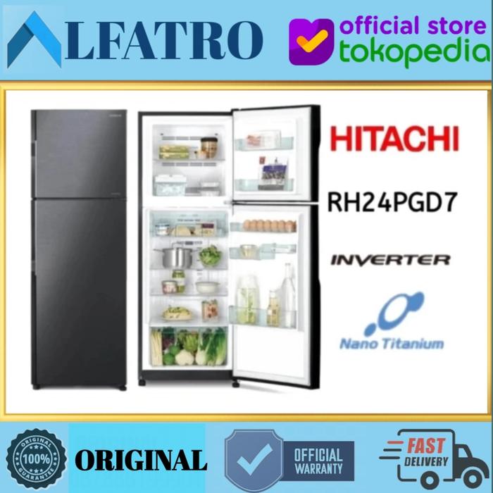Promo KULKAS HITACHI RH24PGD7 2 PINTU INVERTER R-H24PGD7 Cicil 0% 3x - Jakarta Selatan - Alfatro ...