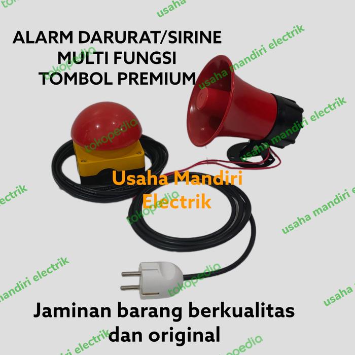 Jual SIRINE PERESMIAN/ALARM BAHAYA/ALARM DARURAT - TOA+TOMBOL PREMIUM ...