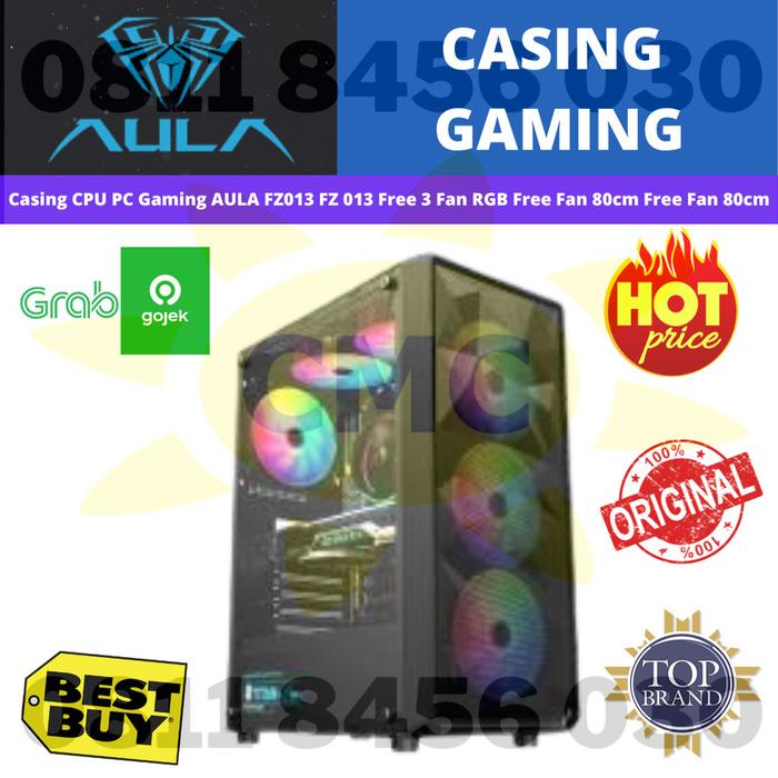 Jual Casing CPU PC Gaming AULA FZ013 FZ 013 Free 3 Fan RGB - Jakarta ...